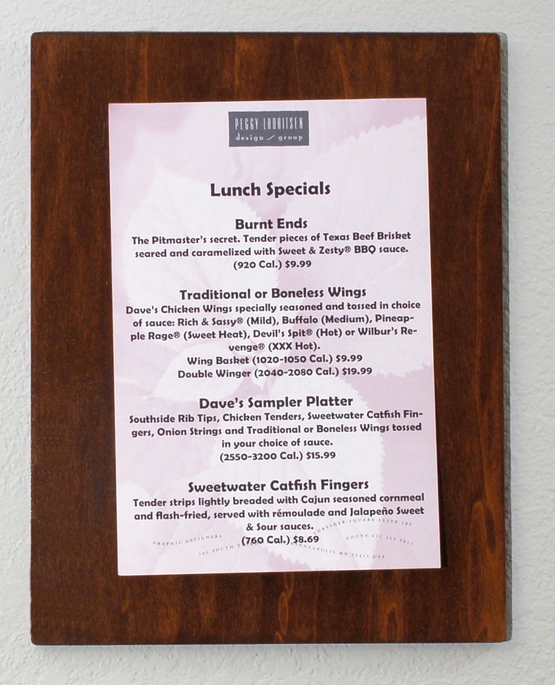 POP - Menu Boards - WDI Packaging Solutions - More than just Boxes!