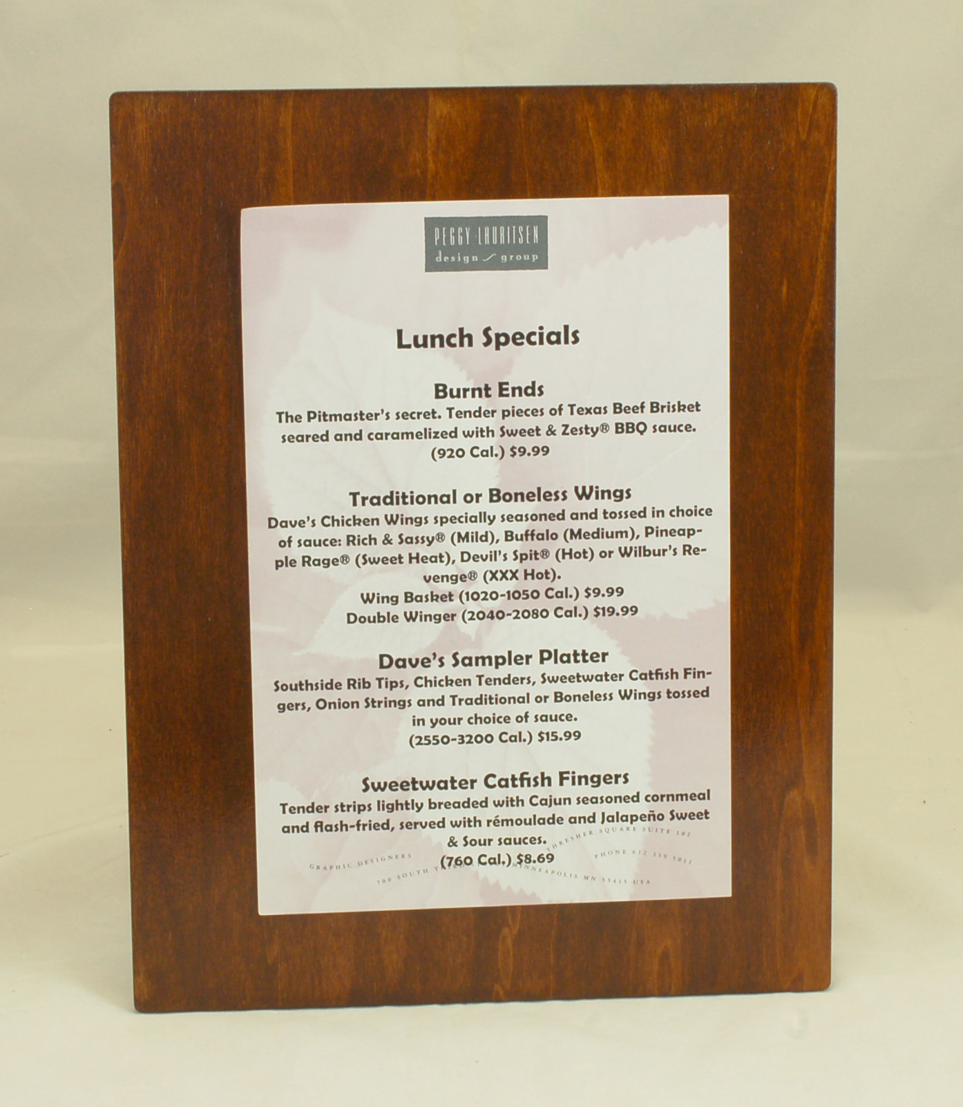 POP - Menu Boards - WDI Packaging Solutions - More than just Boxes!